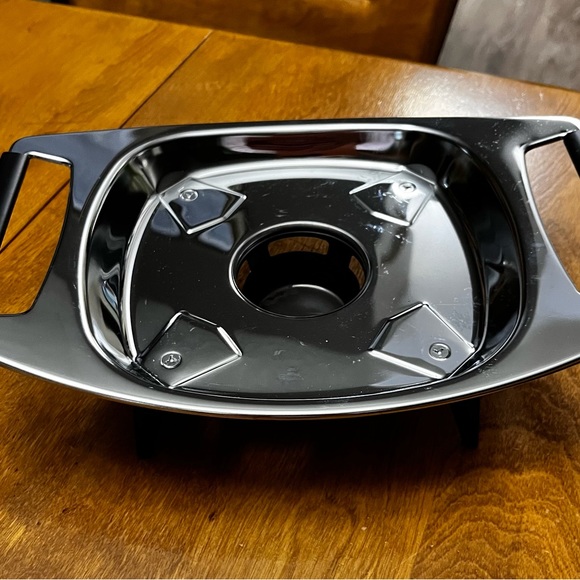 Pyrex | Dining | Vtg Pyrex Corningware Metal Warming Tray Trivet Cradle ...